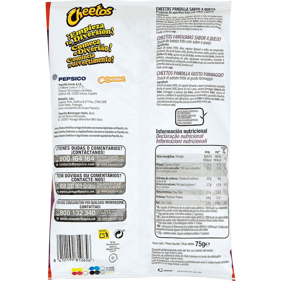 Cheetos Pandilla 75 Gr