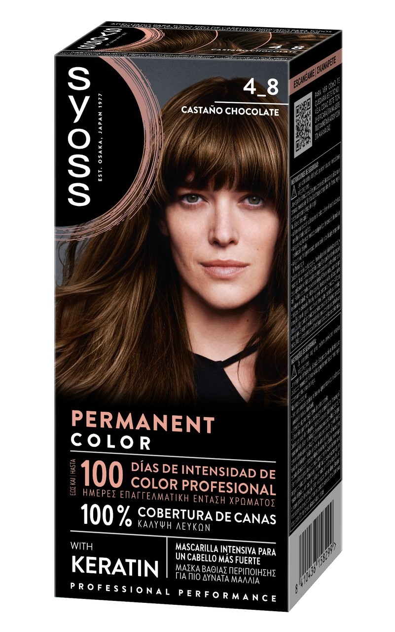Syoss Permanent Color 4-8 Cast Chocolate