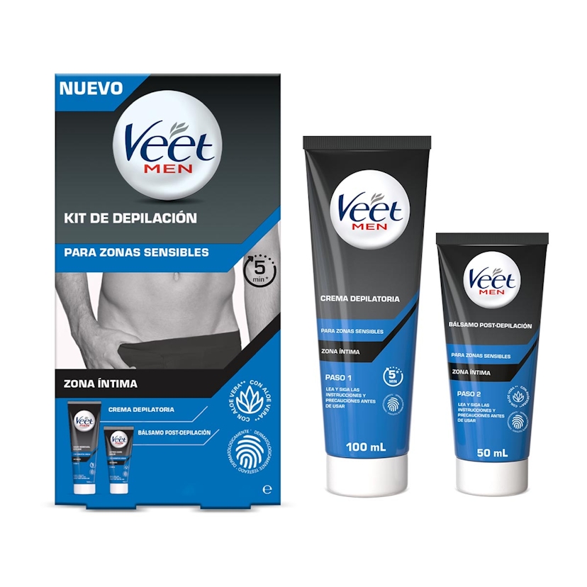 Veet Men Kit de Depilación para Zonas Íntimas del Cuerpo VEET MEN